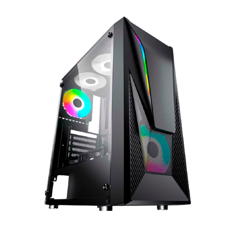 CASE GAMER HALION FALCON | 500W | RGB - Moncase Computer